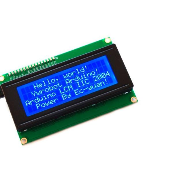 Lcd 20x4 4x20 Display 2004 con I2c Soldado – Arca Electrónica