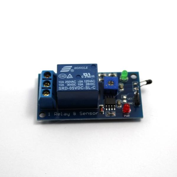 Módulo Relé Con Sensor De Temperatura Alarma Arduino – Arca Electrónica